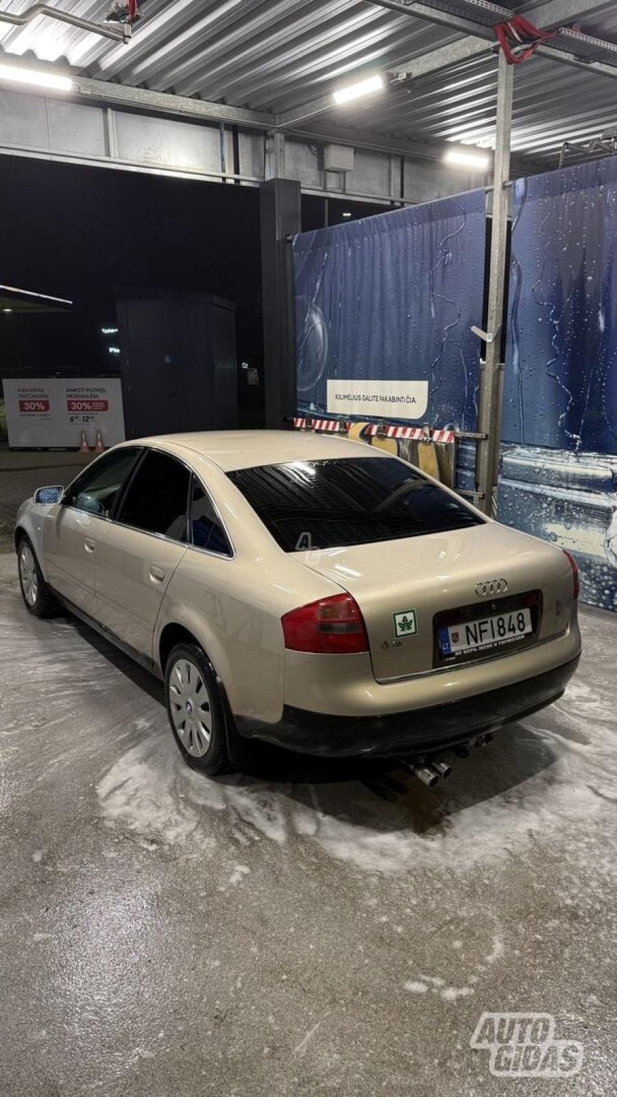 Brown Audi A6 2001 in Vilnius, with an engine capacity of 2.40 L and mileage of 667 thousand km for 650 €, photo 5 on AUTOMOTO.COM.LV