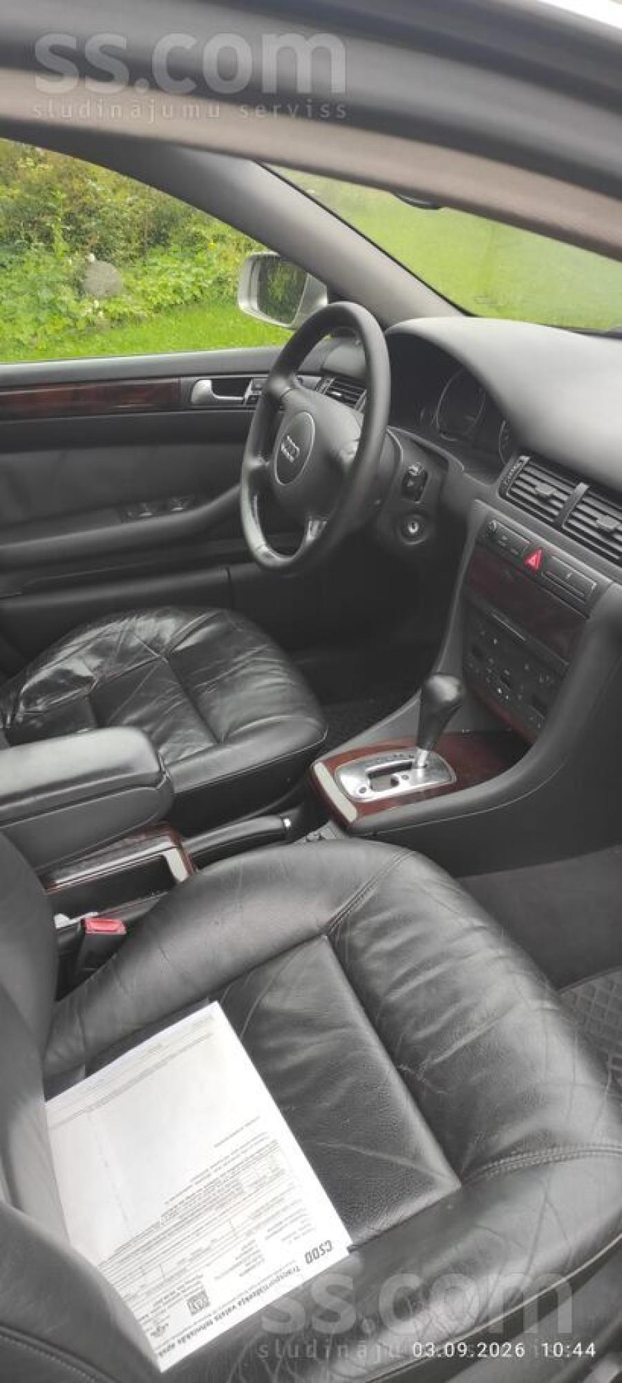 Brown Audi A6 2002 in Rezekne, with an engine capacity of 2.50 L and mileage of 400 thousand km for 1300 €, photo 5 on AUTOMOTO.COM.LV