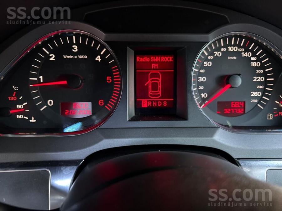 Brown Audi A6 2004 in Riga, with an engine capacity of 3.00 L and mileage of 327 thousand km for 3100 €, photo 18 on AUTOMOTO.COM.LV