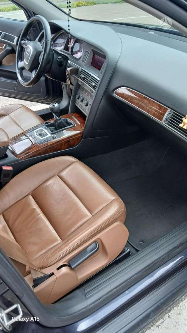 Brown Audi A6 2006 in Vilnius, with an engine capacity of 1.97 L and mileage of 330 thousand km for 2700 €, photo 9 on AUTOMOTO.COM.LV