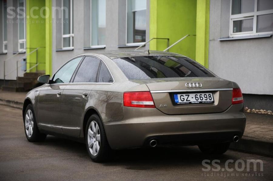 Brown Audi A6 2008 in Riga, with an engine capacity of 2.80 L and mileage of 325 thousand km for 2495 €, photo 6 on AUTOMOTO.COM.LV