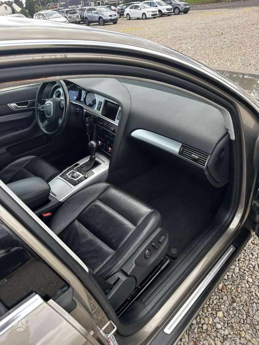 Brown Audi A6 2009 in Taurage, with an engine capacity of 2.70 L and mileage of 298 thousand km for 4350 €, photo 9 on AUTOMOTO.COM.LV