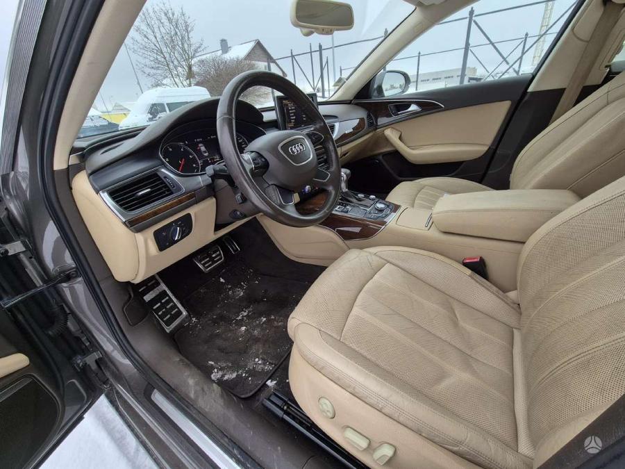 Brown Audi A6 2011 in Kaunas, with an engine capacity of 2.97 L and mileage of 280 thousand km for 8900 €, photo 12 on AUTOMOTO.COM.LV