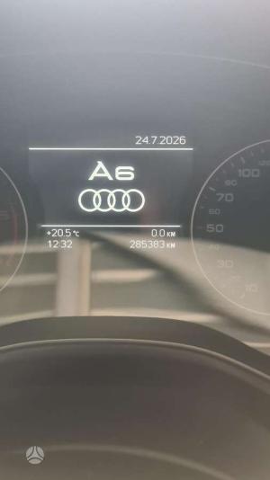 Brown Audi A6 2011 in Vilnius, with an engine capacity of 2.97 L and mileage of 285 thousand km for 8800 €, photo 25 on AUTOMOTO.COM.LV