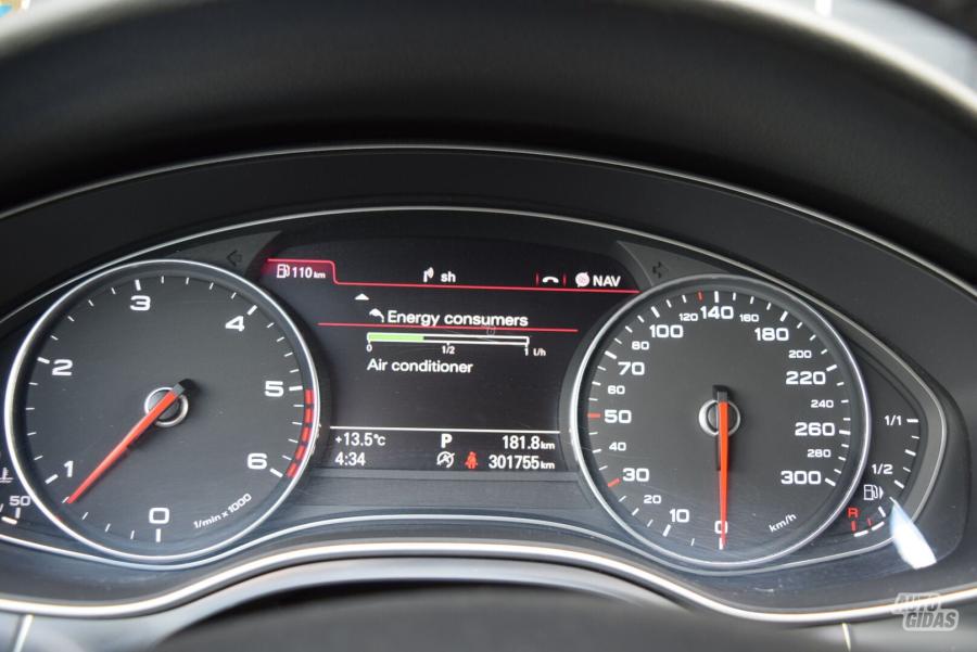 Brown Audi A6 2011 in Vilnius, with an engine capacity of 3.00 L and mileage of 302 thousand km for 9900 €, photo 19 on AUTOMOTO.COM.LV