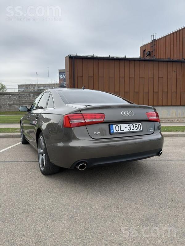 Brown Audi A6 2011 in Riga, with an engine capacity of 3.00 L and mileage of 240 thousand km for 10500 €, photo 6 on AUTOMOTO.COM.LV