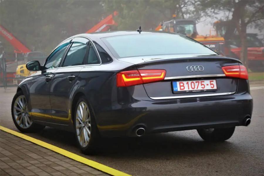 Brown Audi A6 2012 in Riga, with an engine capacity of 3.00 L and mileage of 0 thousand km for 9990 €, photo 5 on AUTOMOTO.COM.LV