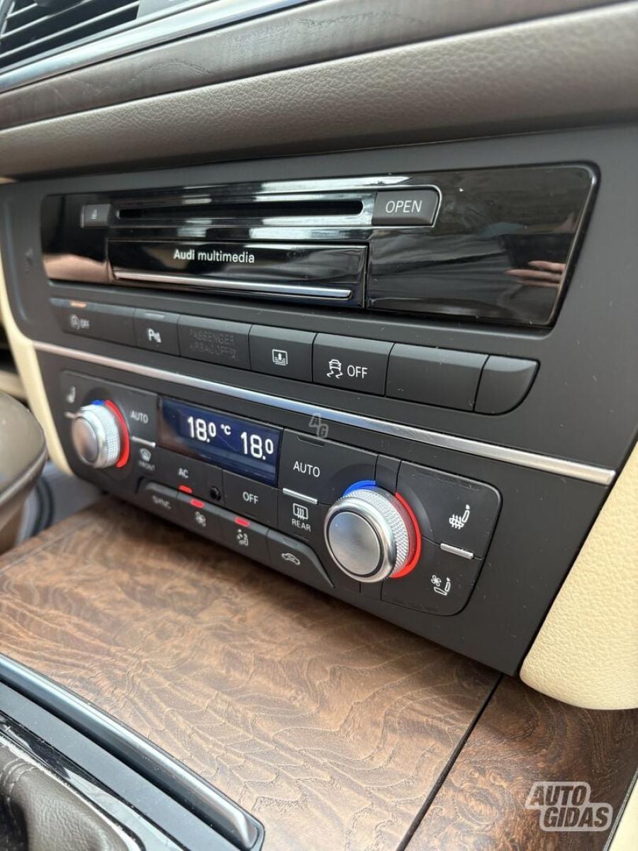 Brown Audi A6 2012 in Vilnius, with an engine capacity of 3.00 L and mileage of 220 thousand km for 7500 €, photo 26 on AUTOMOTO.COM.LV