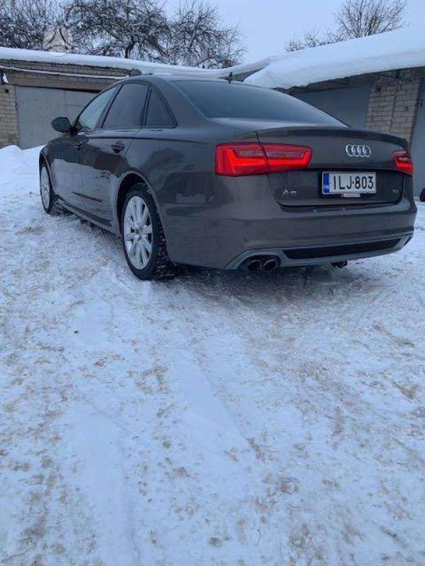 Brown Audi A6 2013 in Plunge, with an engine capacity of 1.97 L and mileage of 196 thousand km for 10700 €, photo 4 on AUTOMOTO.COM.LV