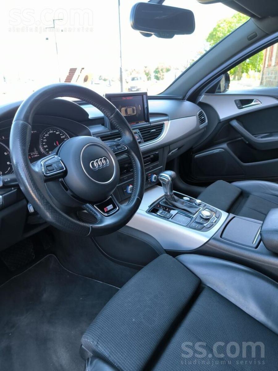 Brown Audi A6 2014 in Ventspils, with an engine capacity of 2.00 L and mileage of 211 thousand km for 10000 €, photo 11 on AUTOMOTO.COM.LV