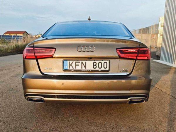 Brown Audi A6 2015 in Panevezys, with an engine capacity of 2.97 L and mileage of 202 thousand km for 16000 €, photo 11 on AUTOMOTO.COM.LV