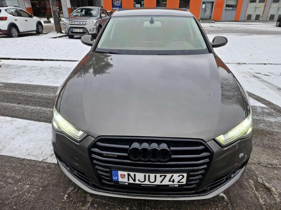 Brown Audi A6 2015 in Vilnius, with an engine capacity of 3.00 L and mileage of 299 thousand km for 16500 €, photo 1 on AUTOMOTO.COM.LV