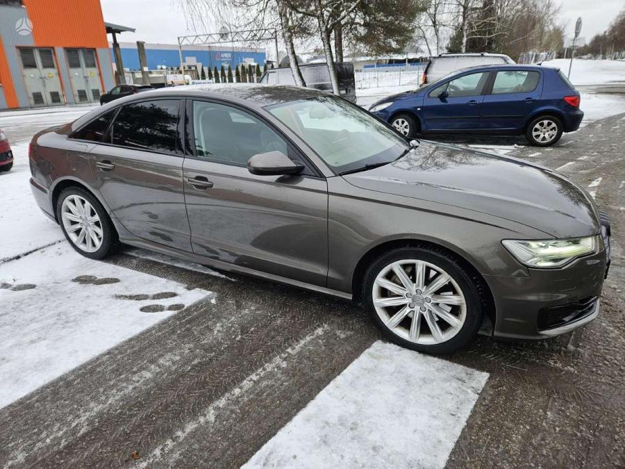 Brown Audi A6 2015 in Vilnius, with an engine capacity of 3.00 L and mileage of 299 thousand km for 16500 €, photo 2 on AUTOMOTO.COM.LV