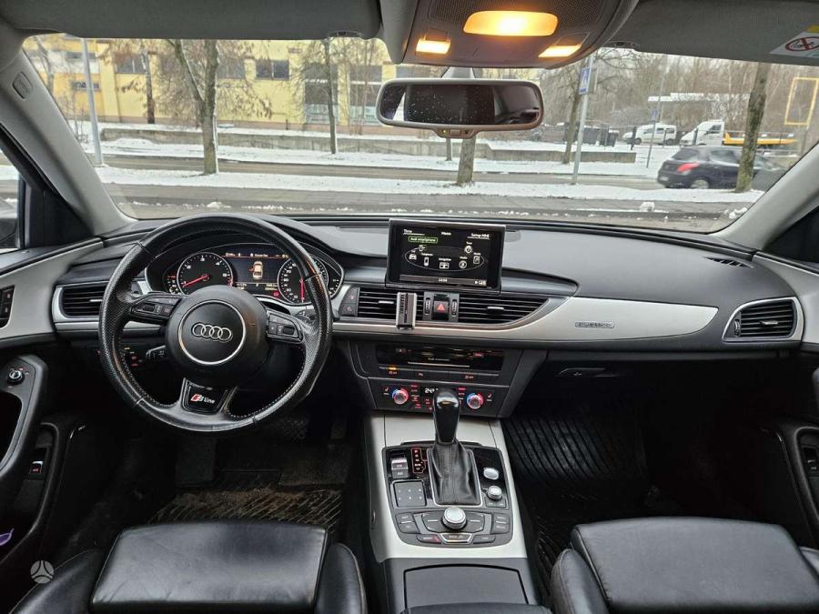 Brown Audi A6 2015 in Vilnius, with an engine capacity of 3.00 L and mileage of 299 thousand km for 16500 €, photo 10 on AUTOMOTO.COM.LV