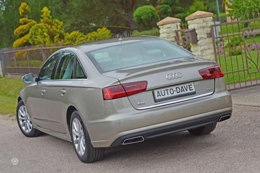 Brown Audi A6 2015 in Vilnius, with an engine capacity of 3.00 L and mileage of 32 thousand km for 16650 €, photo 4 on AUTOMOTO.COM.LV