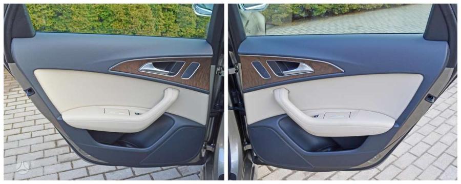 Brown Audi A6 2015 in Vilnius, with an engine capacity of 3.00 L and mileage of 32 thousand km for 16650 €, photo 11 on AUTOMOTO.COM.LV
