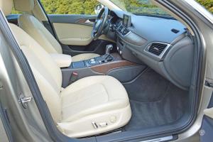 Brown Audi A6 2015 in Vilnius, with an engine capacity of 3.00 L and mileage of 32 thousand km for 16650 €, photo 12 on AUTOMOTO.COM.LV