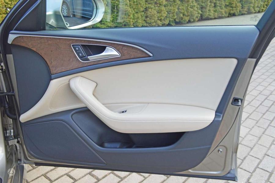 Brown Audi A6 2015 in Vilnius, with an engine capacity of 3.00 L and mileage of 32 thousand km for 16650 €, photo 14 on AUTOMOTO.COM.LV
