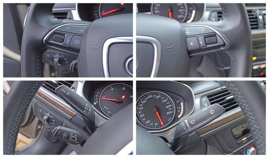 Brown Audi A6 2015 in Vilnius, with an engine capacity of 3.00 L and mileage of 32 thousand km for 16650 €, photo 25 on AUTOMOTO.COM.LV