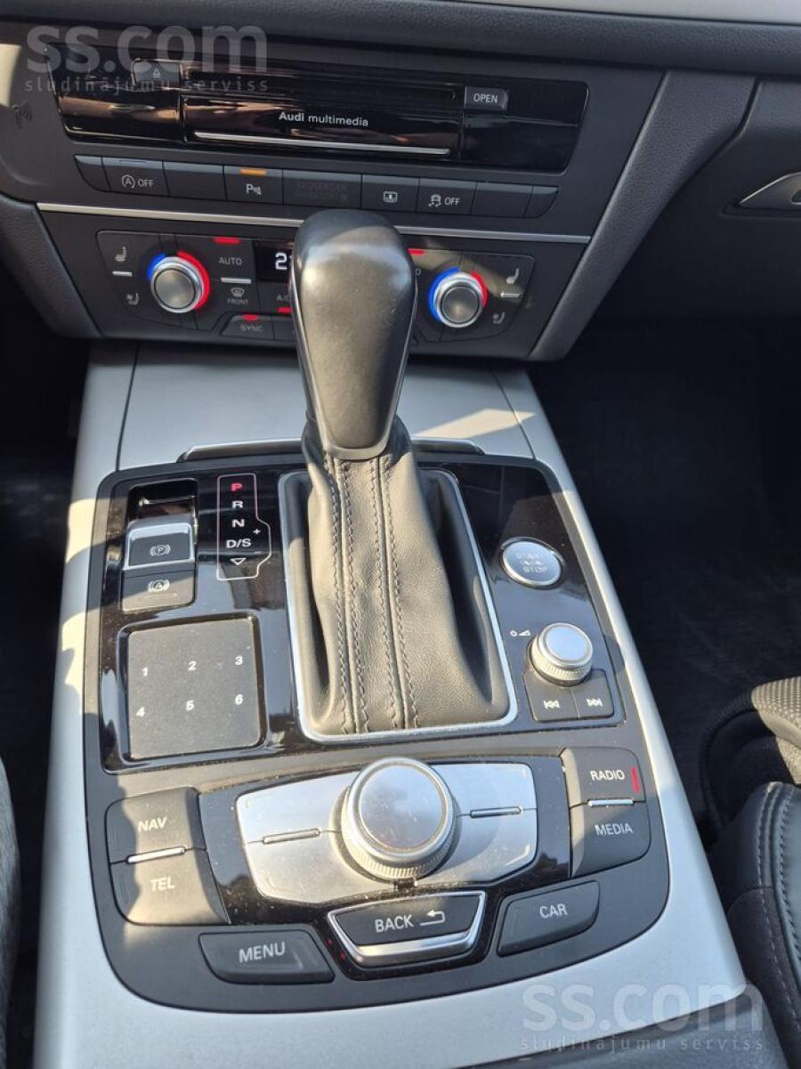 Brown Audi A6 2015 in Riga, with an engine capacity of 3.00 L and mileage of 193 thousand km for 15290 €, photo 17 on AUTOMOTO.COM.LV