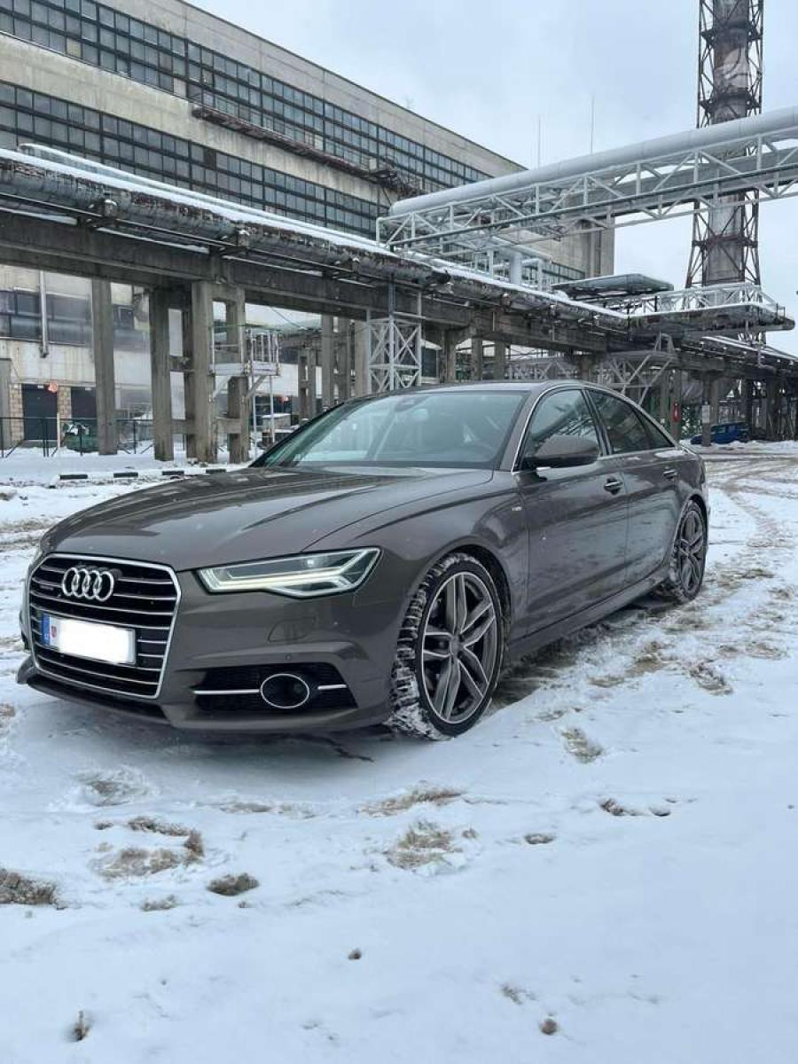 Brown Audi A6 2016 in Kaunas, with an engine capacity of 2.97 L and mileage of 210 thousand km for 16500 €, photo 1 on AUTOMOTO.COM.LV