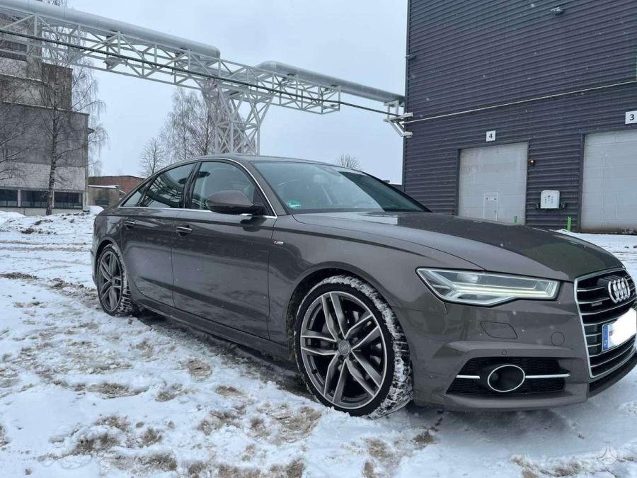 Brown Audi A6 2016 in Kaunas, with an engine capacity of 2.97 L and mileage of 210 thousand km for 16500 €, photo 6 on AUTOMOTO.COM.LV