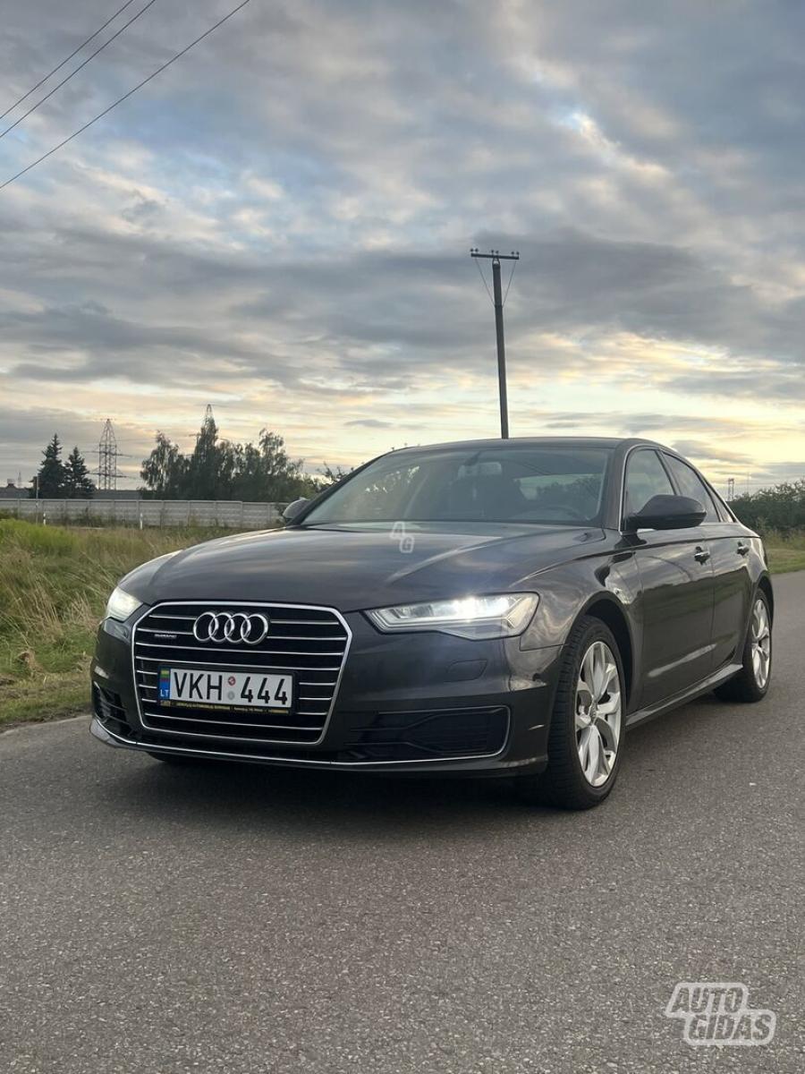 Brown Audi A6 2016 in Vilnius, with an engine capacity of 2.00 L and mileage of 404 thousand km for 13500 €, photo 8 on AUTOMOTO.COM.LV
