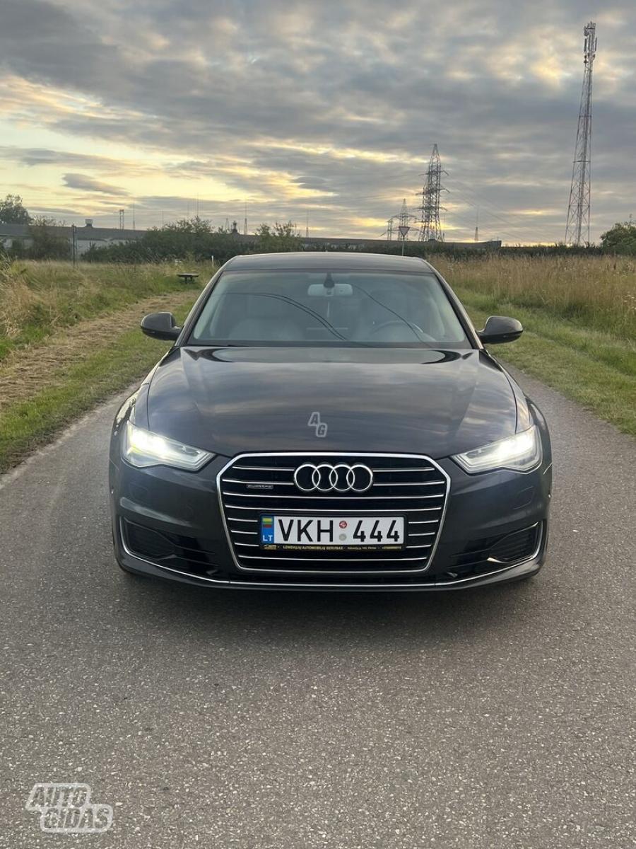 Brown Audi A6 2016 in Vilnius, with an engine capacity of 2.00 L and mileage of 404 thousand km for 13500 €, photo 9 on AUTOMOTO.COM.LV