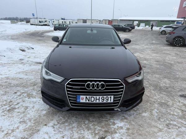 Brown Audi A6 2017 in Vilnius, with an engine capacity of 2.97 L and mileage of 186 thousand km for 13500 €, photo 1 on AUTOMOTO.COM.LV