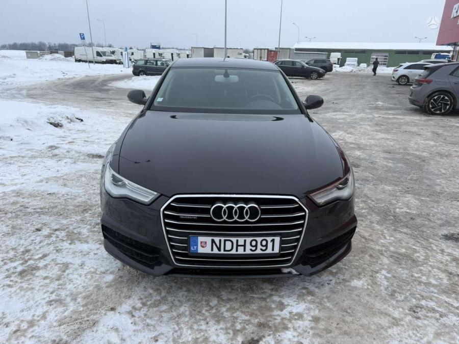 Brown Audi A6 2017 in Vilnius, with an engine capacity of 2.97 L and mileage of 186 thousand km for 13500 €, photo 1 on AUTOMOTO.COM.LV