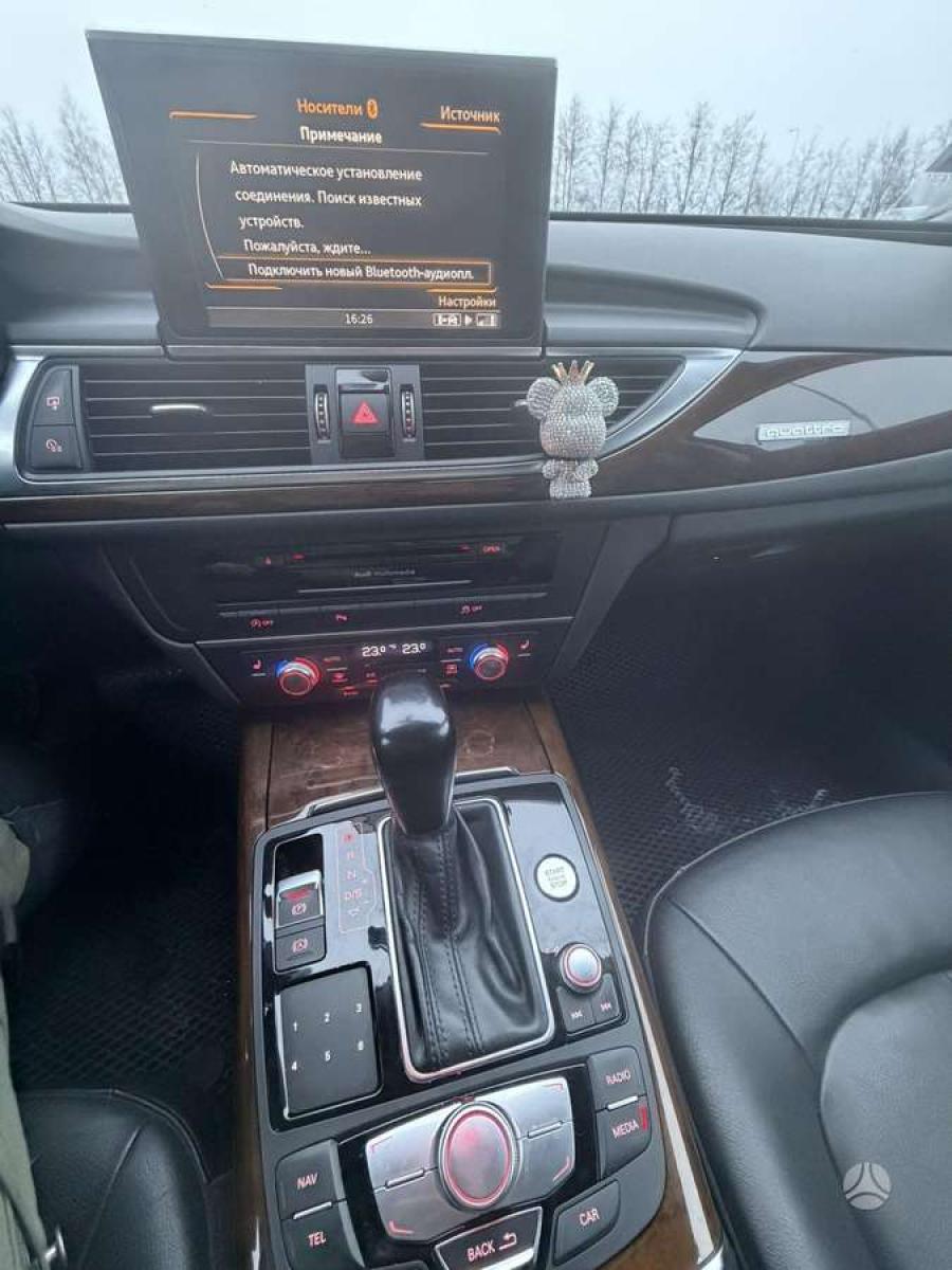 Brown Audi A6 2017 in Vilnius, with an engine capacity of 2.97 L and mileage of 186 thousand km for 13500 €, photo 2 on AUTOMOTO.COM.LV
