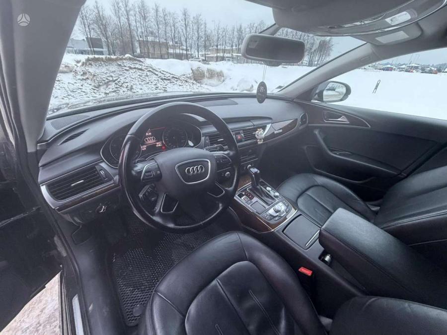 Brown Audi A6 2017 in Vilnius, with an engine capacity of 2.97 L and mileage of 186 thousand km for 13500 €, photo 6 on AUTOMOTO.COM.LV