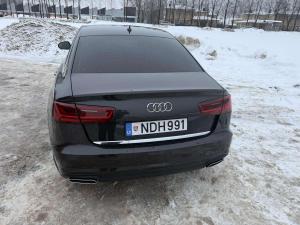 Brown Audi A6 2017 in Vilnius, with an engine capacity of 2.97 L and mileage of 186 thousand km for 13500 €, photo 10 on AUTOMOTO.COM.LV
