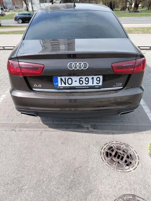 Brown Audi A6 2017 in Riga, with an engine capacity of 3.00 L and mileage of 221 thousand km for 15600 €, photo 4 on AUTOMOTO.COM.LV