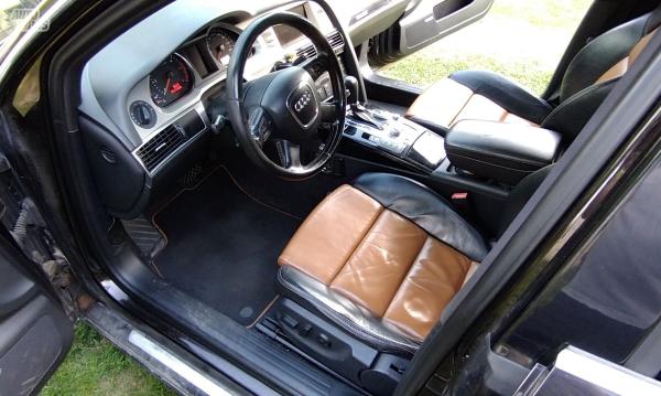 Brown Audi A6 2007 in Anyksciai, with an engine capacity of 3.00 L and mileage of 407 thousand km for 2700 €, photo 8 on AUTOMOTO.COM.LV