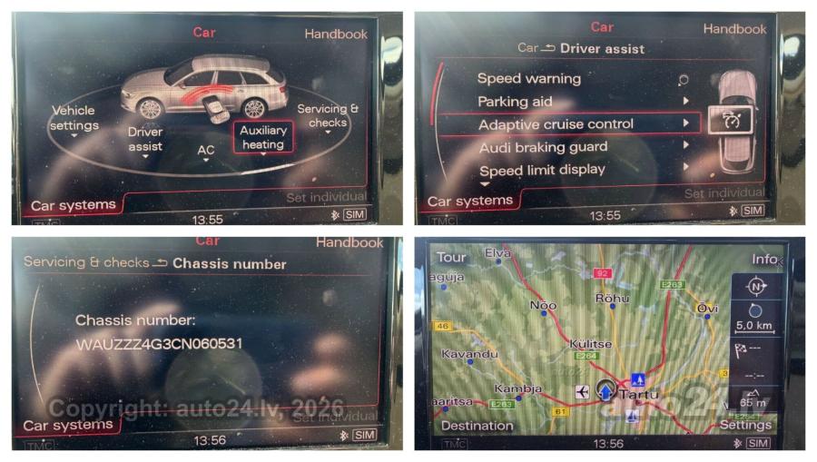 Коричневый Ауди А6 2011 в Тарту, объемом двигателя 3.00 л и пробегом 262 тыс. км за 8900 €, фото 19 на AUTOMOTO.COM.LV