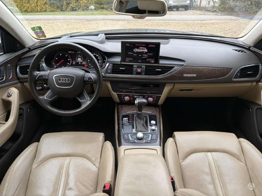 Brown Audi A6 2012 in Alytus, with an engine capacity of 2.97 L and mileage of 207 thousand km for 9500 €, photo 12 on AUTOMOTO.COM.LV