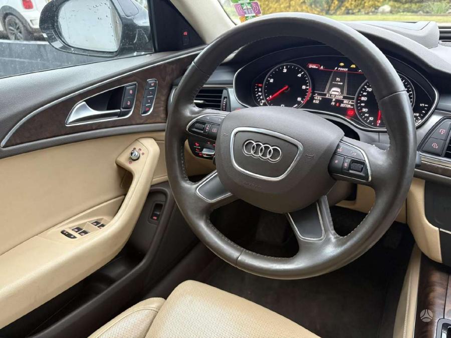 Brown Audi A6 2012 in Alytus, with an engine capacity of 2.97 L and mileage of 207 thousand km for 9500 €, photo 17 on AUTOMOTO.COM.LV