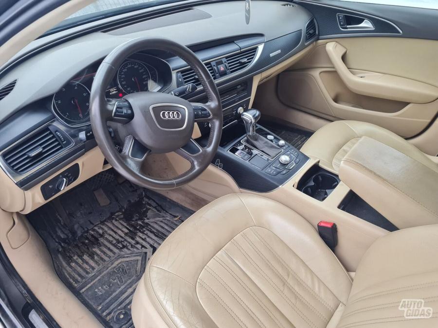 Brown Audi A6 2012 in Raseiniai, with an engine capacity of 3.00 L and mileage of 414 thousand km for 7200 €, photo 8 on AUTOMOTO.COM.LV