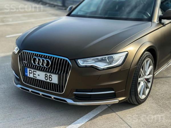 Brown Audi A6 2012 in Riga, with an engine capacity of 3.00 L and mileage of 341 thousand km for 13850 €, photo 1 on AUTOMOTO.COM.LV