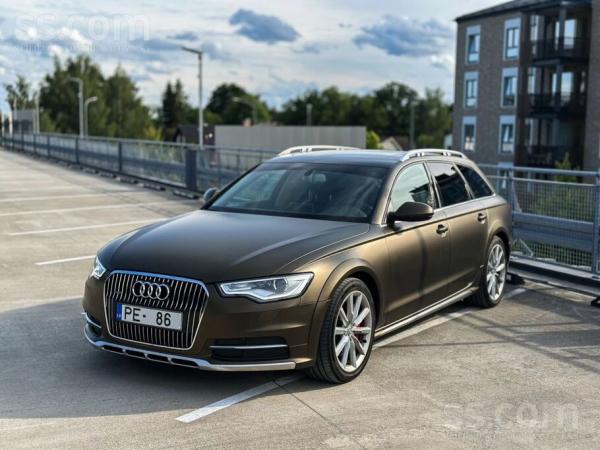 Brown Audi A6 2012 in Riga, with an engine capacity of 3.00 L and mileage of 341 thousand km for 13850 €, photo 2 on AUTOMOTO.COM.LV
