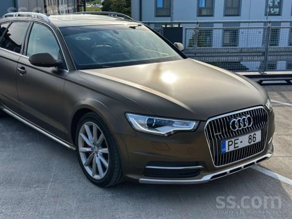 Brown Audi A6 2012 in Riga, with an engine capacity of 3.00 L and mileage of 341 thousand km for 13850 €, photo 6 on AUTOMOTO.COM.LV