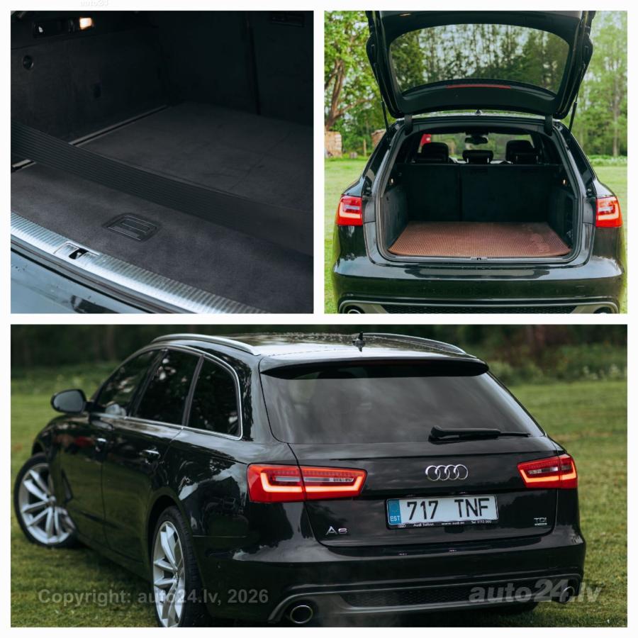 Brown Audi A6 2012 in Tartu, with an engine capacity of 3.00 L and mileage of 263 thousand km for 15790 €, photo 9 on AUTOMOTO.COM.LV