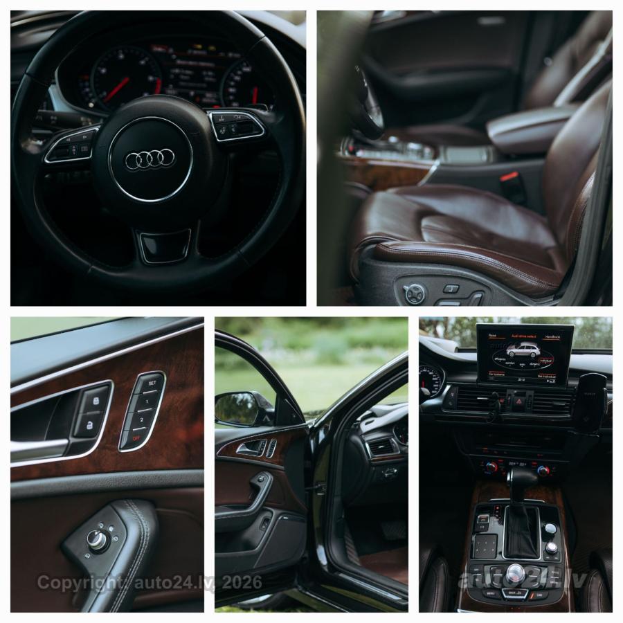 Brown Audi A6 2012 in Tartu, with an engine capacity of 3.00 L and mileage of 263 thousand km for 15790 €, photo 10 on AUTOMOTO.COM.LV