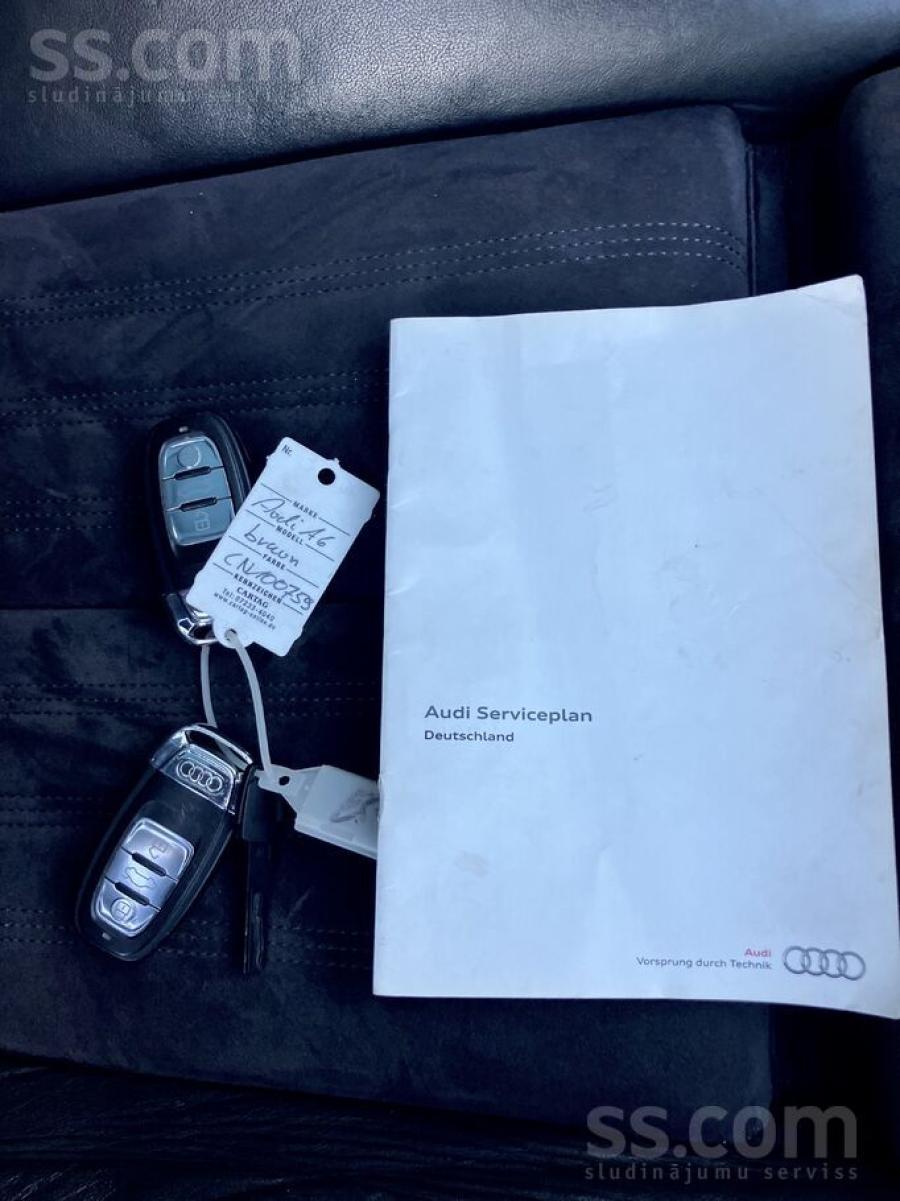 Brown Audi A6 2012 in Talsi, with an engine capacity of 3.00 L and mileage of 236 thousand km for 11500 €, photo 33 on AUTOMOTO.COM.LV