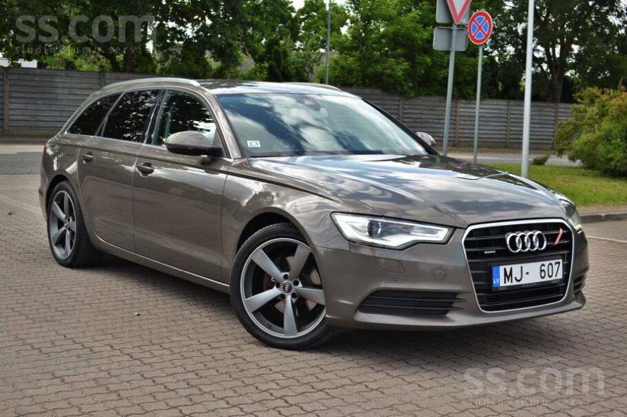 Brown Audi A6 2012 in Jelgava, with an engine capacity of 3.00 L and mileage of 362 thousand km for 10200 €, photo 1 on AUTOMOTO.COM.LV