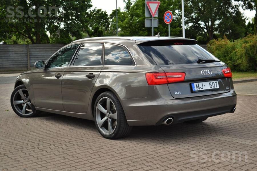 Brown Audi A6 2012 in Jelgava, with an engine capacity of 3.00 L and mileage of 362 thousand km for 10200 €, photo 6 on AUTOMOTO.COM.LV