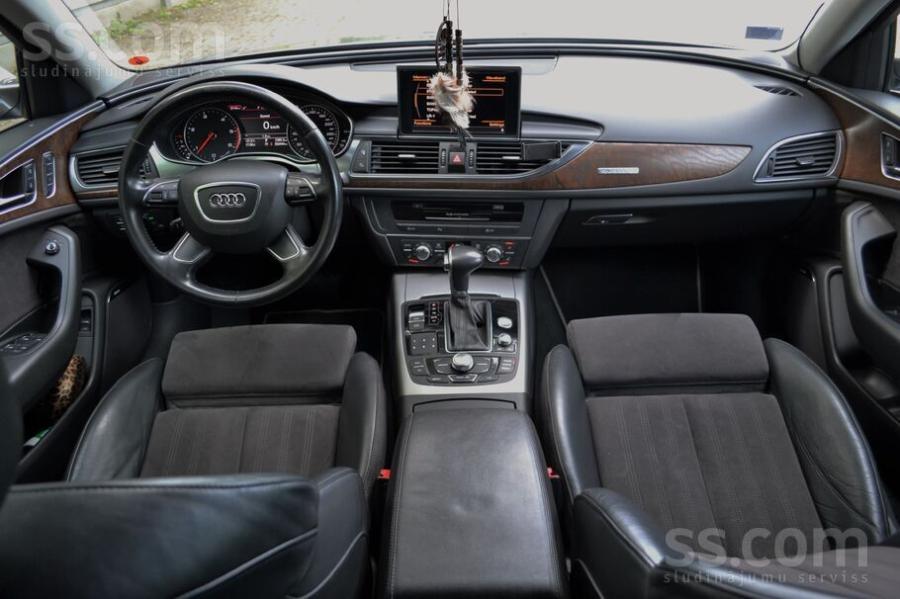 Brown Audi A6 2012 in Jelgava, with an engine capacity of 3.00 L and mileage of 362 thousand km for 10200 €, photo 8 on AUTOMOTO.COM.LV