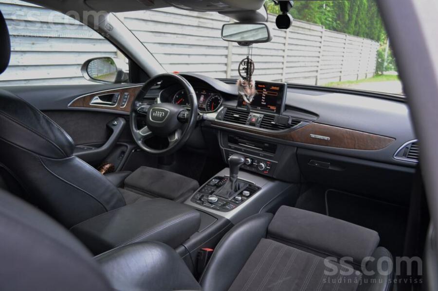 Brown Audi A6 2012 in Jelgava, with an engine capacity of 3.00 L and mileage of 362 thousand km for 10200 €, photo 9 on AUTOMOTO.COM.LV