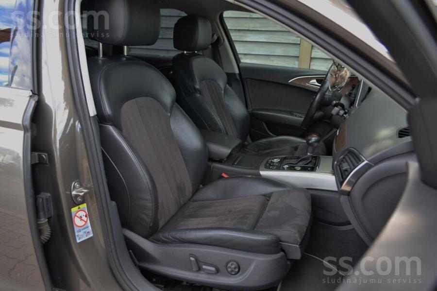 Brown Audi A6 2012 in Jelgava, with an engine capacity of 3.00 L and mileage of 362 thousand km for 10200 €, photo 10 on AUTOMOTO.COM.LV